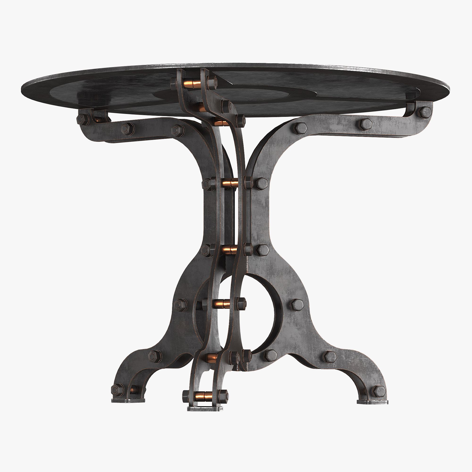 3D model rust end table - TurboSquid 1321910