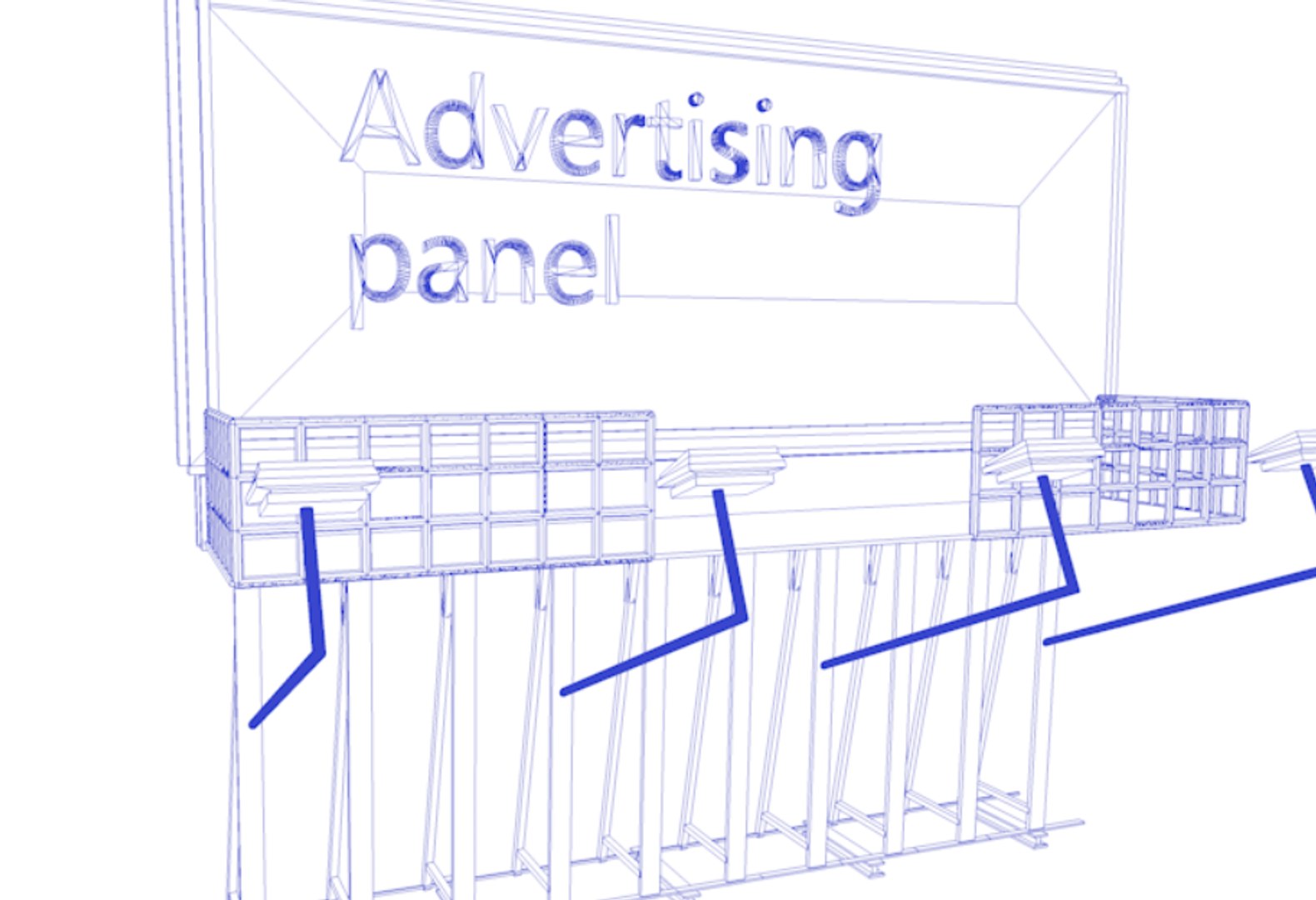 3d panel model