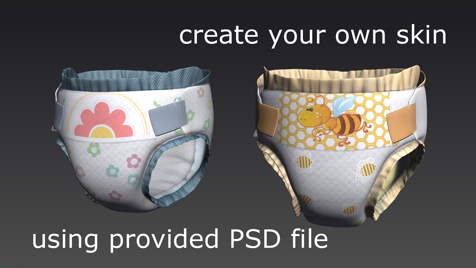 Diaper 3D Model - TurboSquid 1887554
