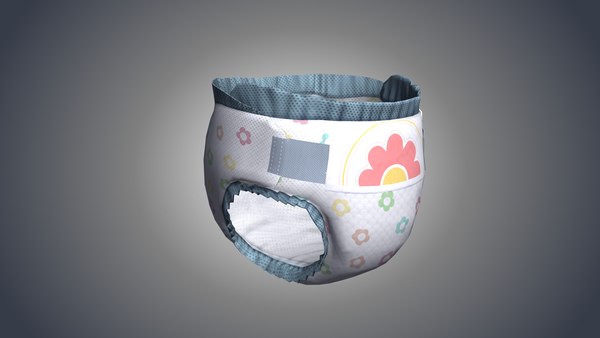 Diaper 3D model - TurboSquid 1887554