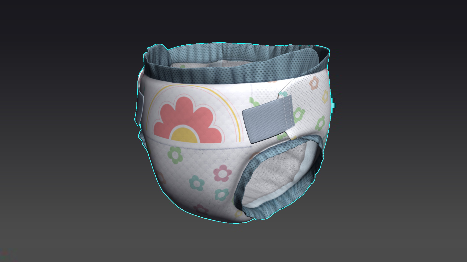 Diaper 3D model - TurboSquid 1887554