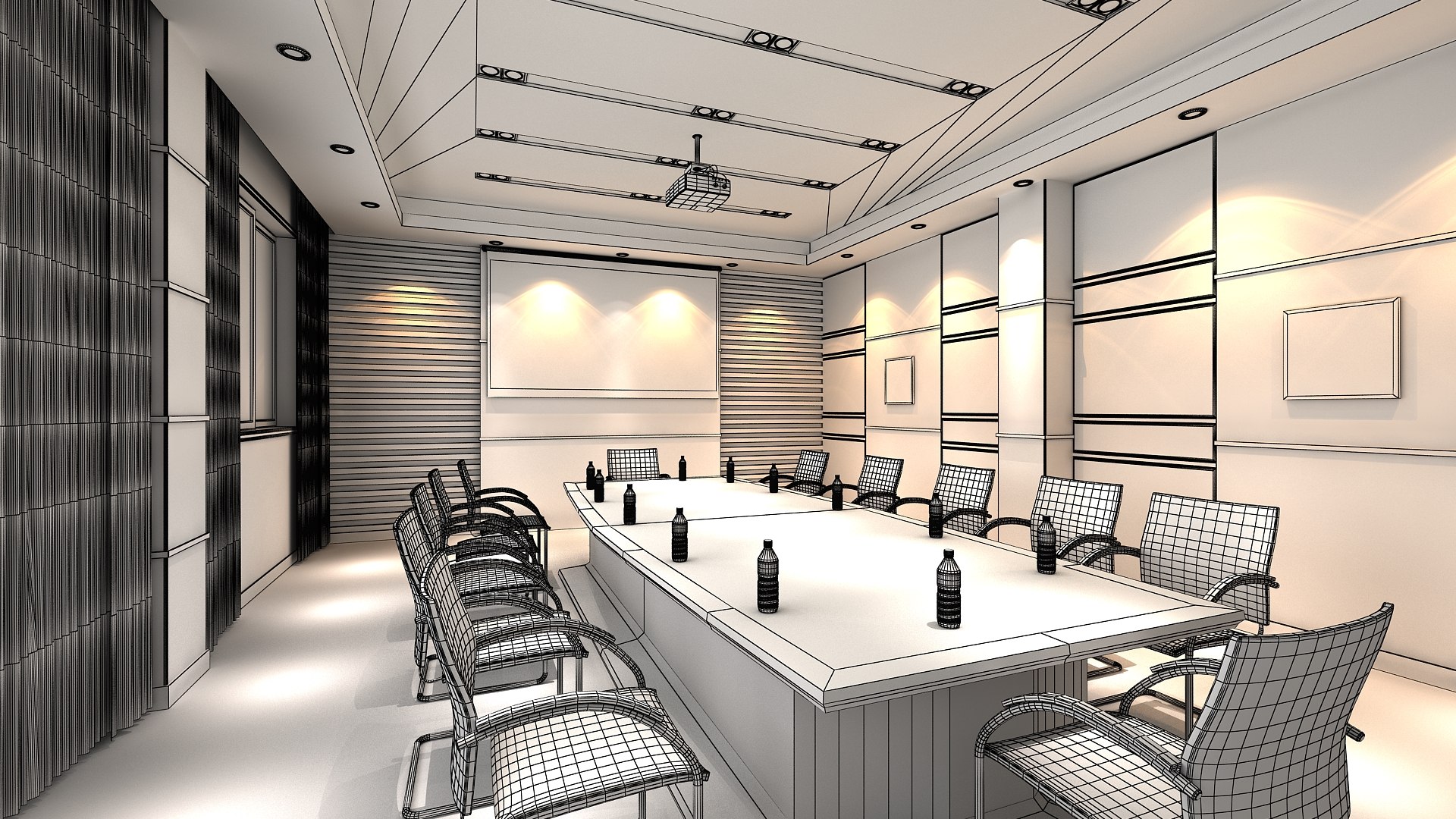 3D Conference Room Collection 01 - TurboSquid 2125644