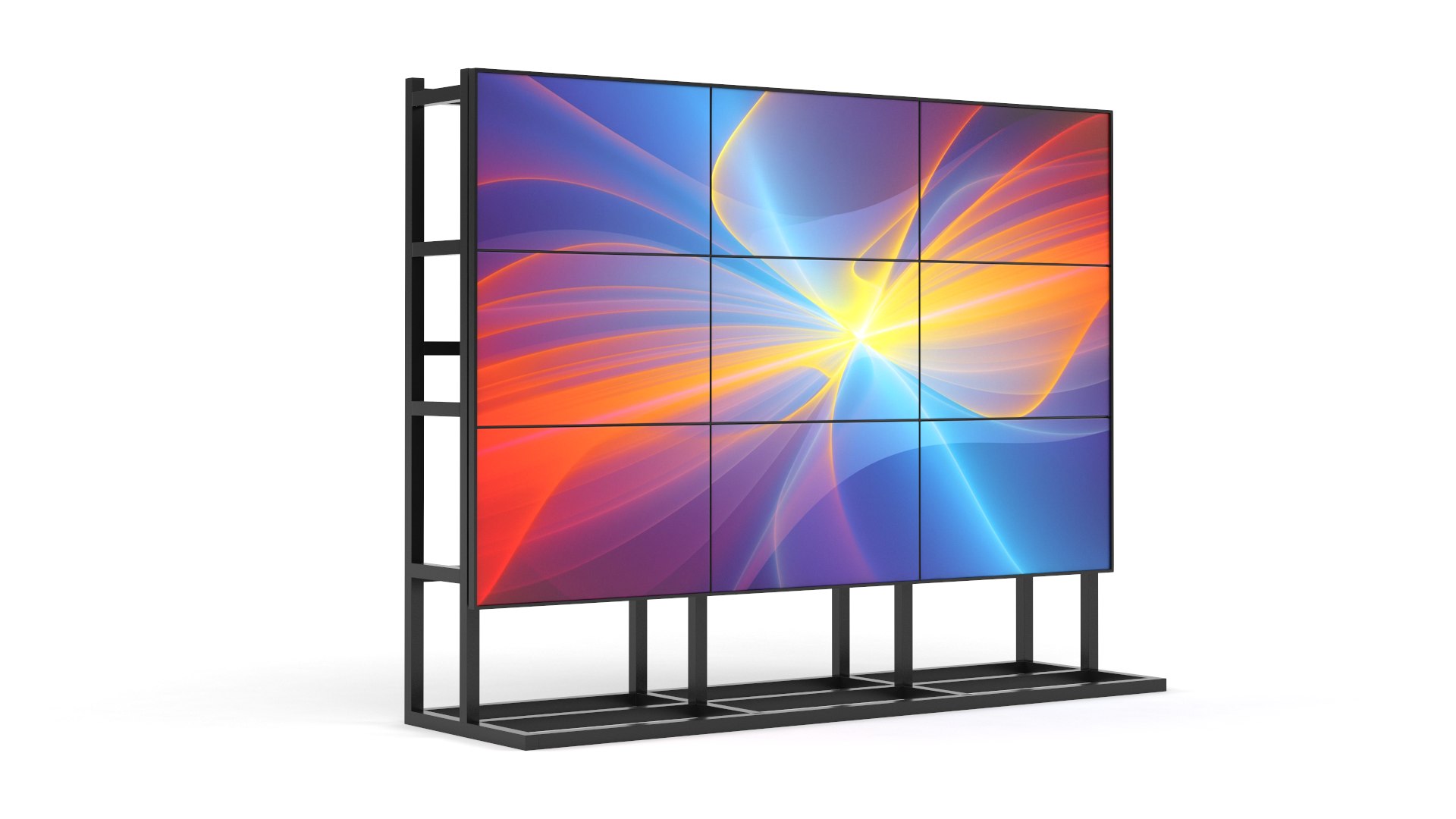 3D Advertising Screen Display - TurboSquid 1795408
