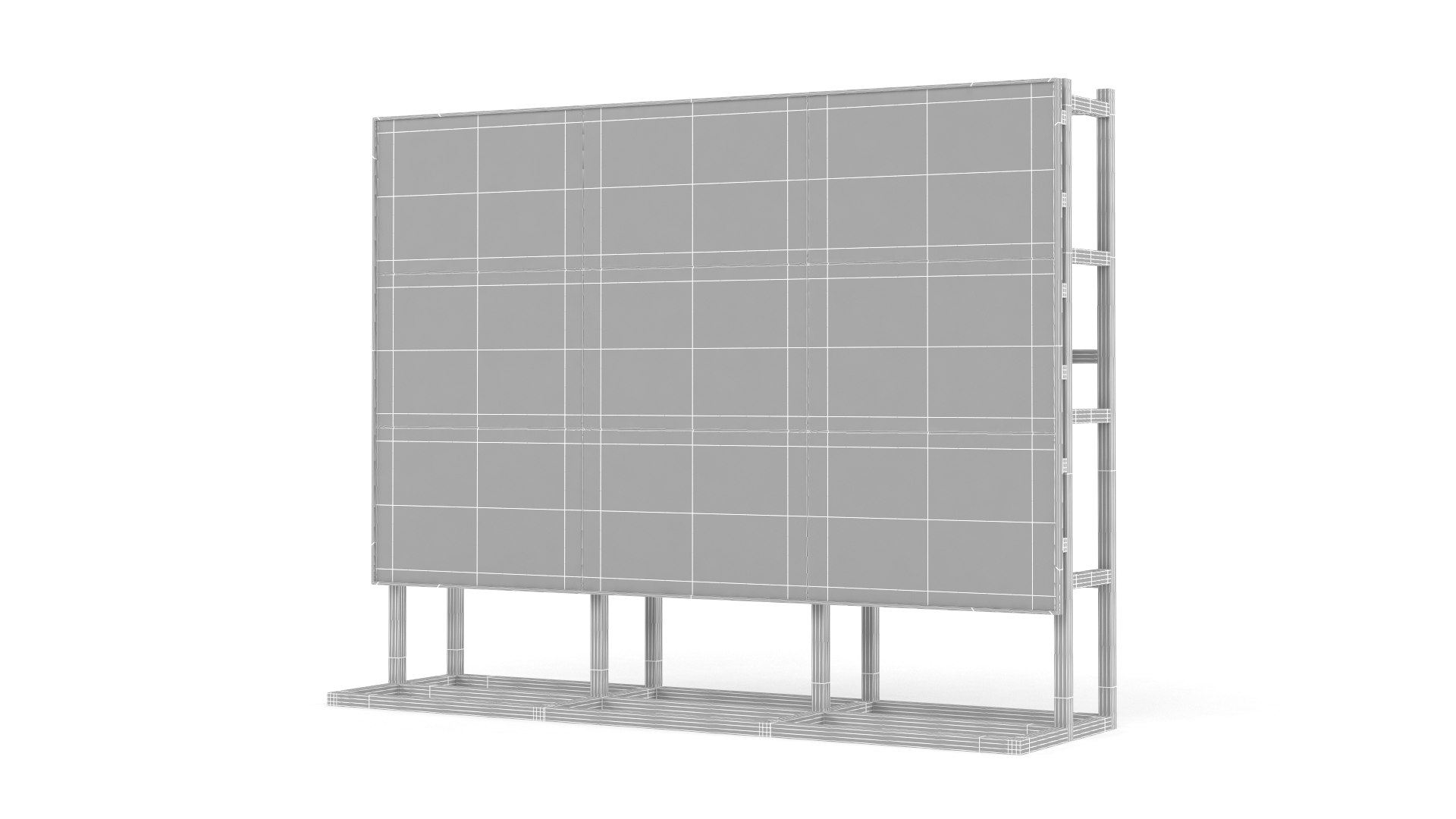 3D Advertising Screen Display - TurboSquid 1795408