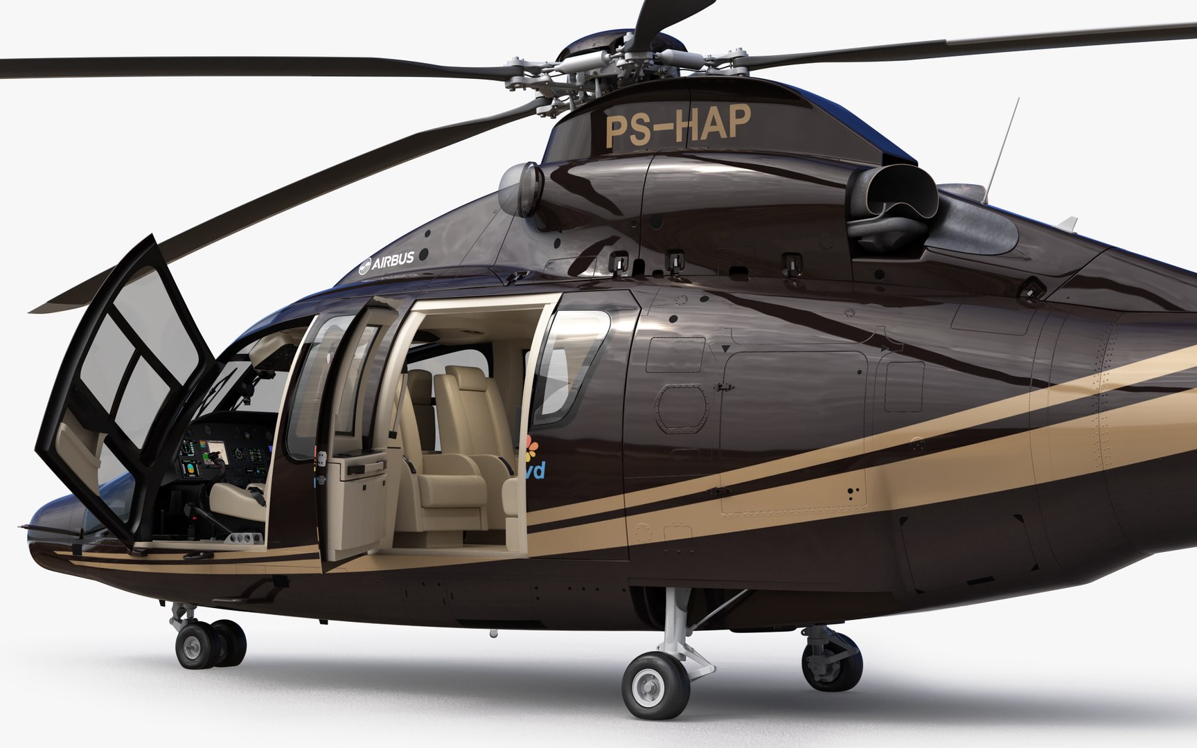 3D Airbus H155 Corporate model - TurboSquid 2126729