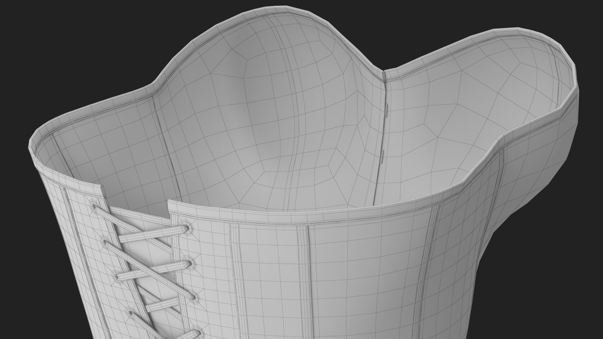 Leather Corset 3D Model - TurboSquid 1772601