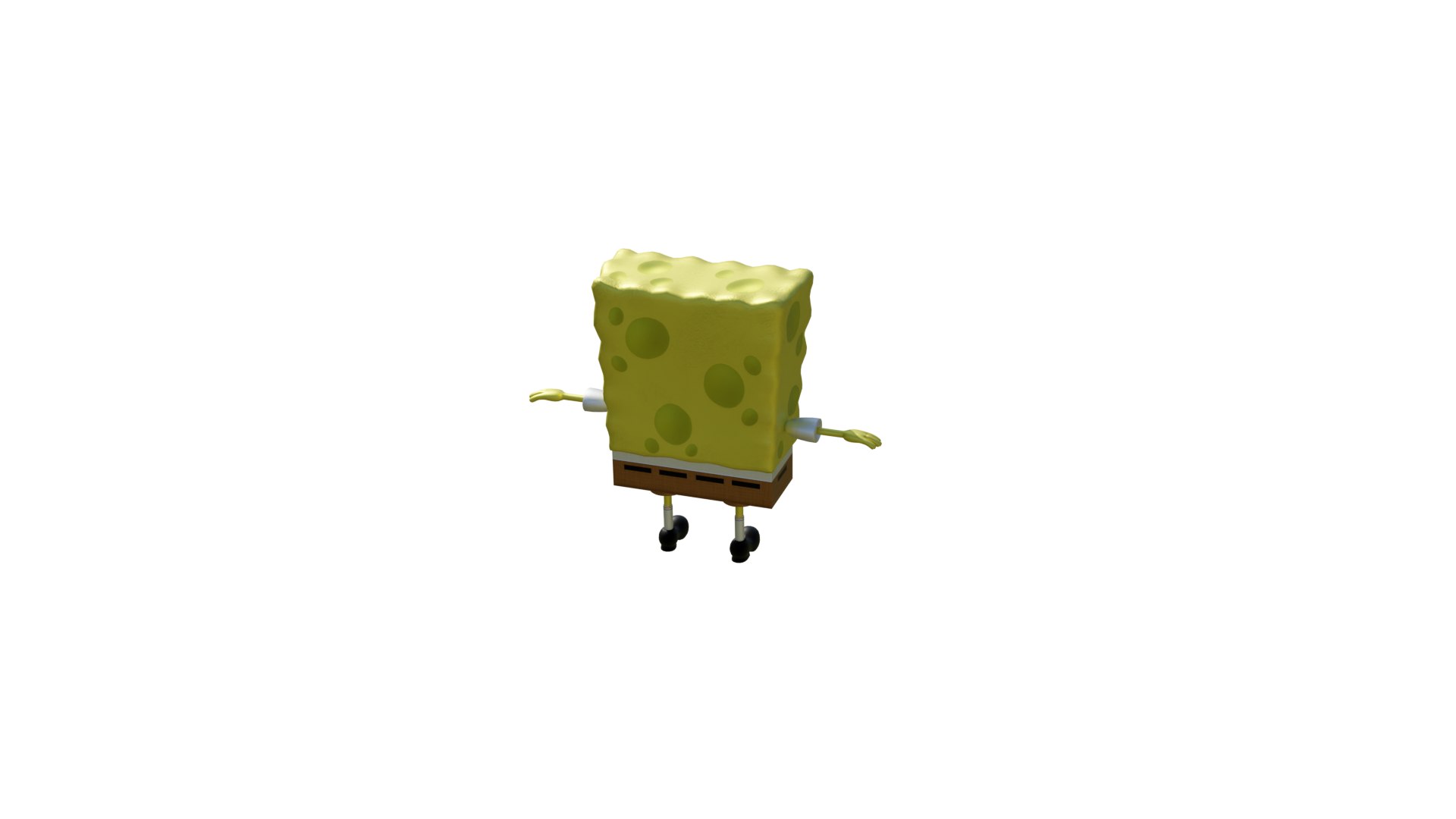 Spongebob Rigged 3D Model - TurboSquid 2023280