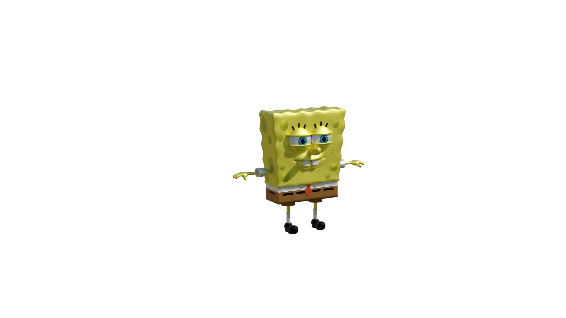 Spongebob Rigged 3D Model - TurboSquid 2023280