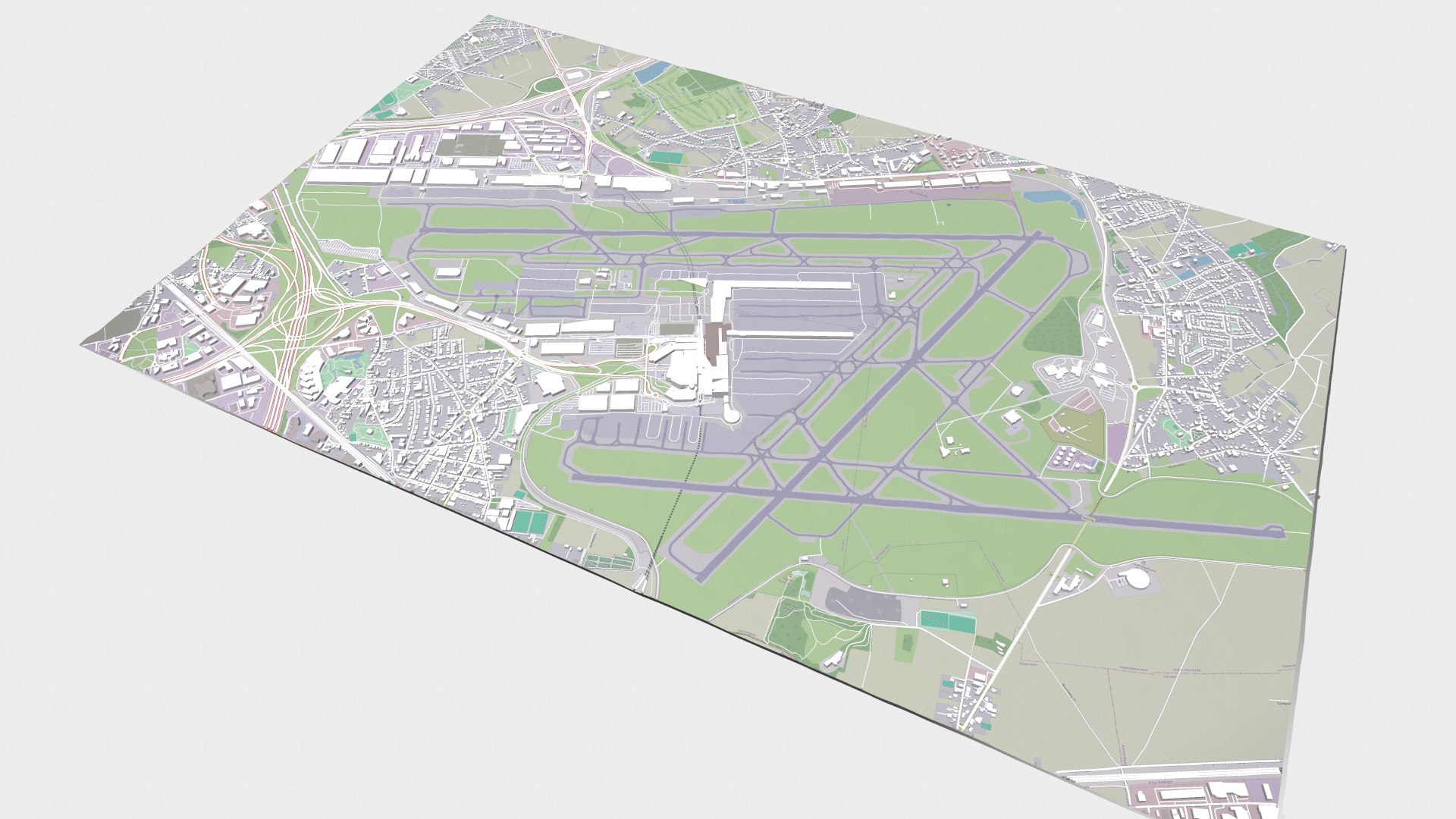 3D Brussels Airport Belgium Model - TurboSquid 2189702