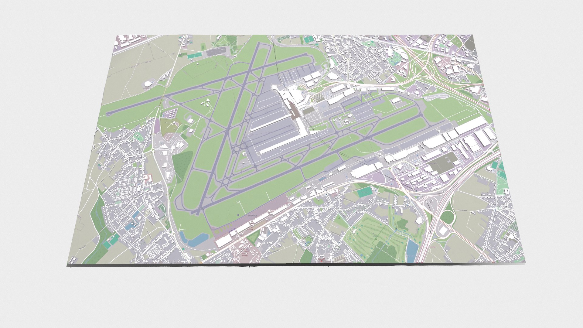 3D Brussels Airport Belgium Model - TurboSquid 2189702