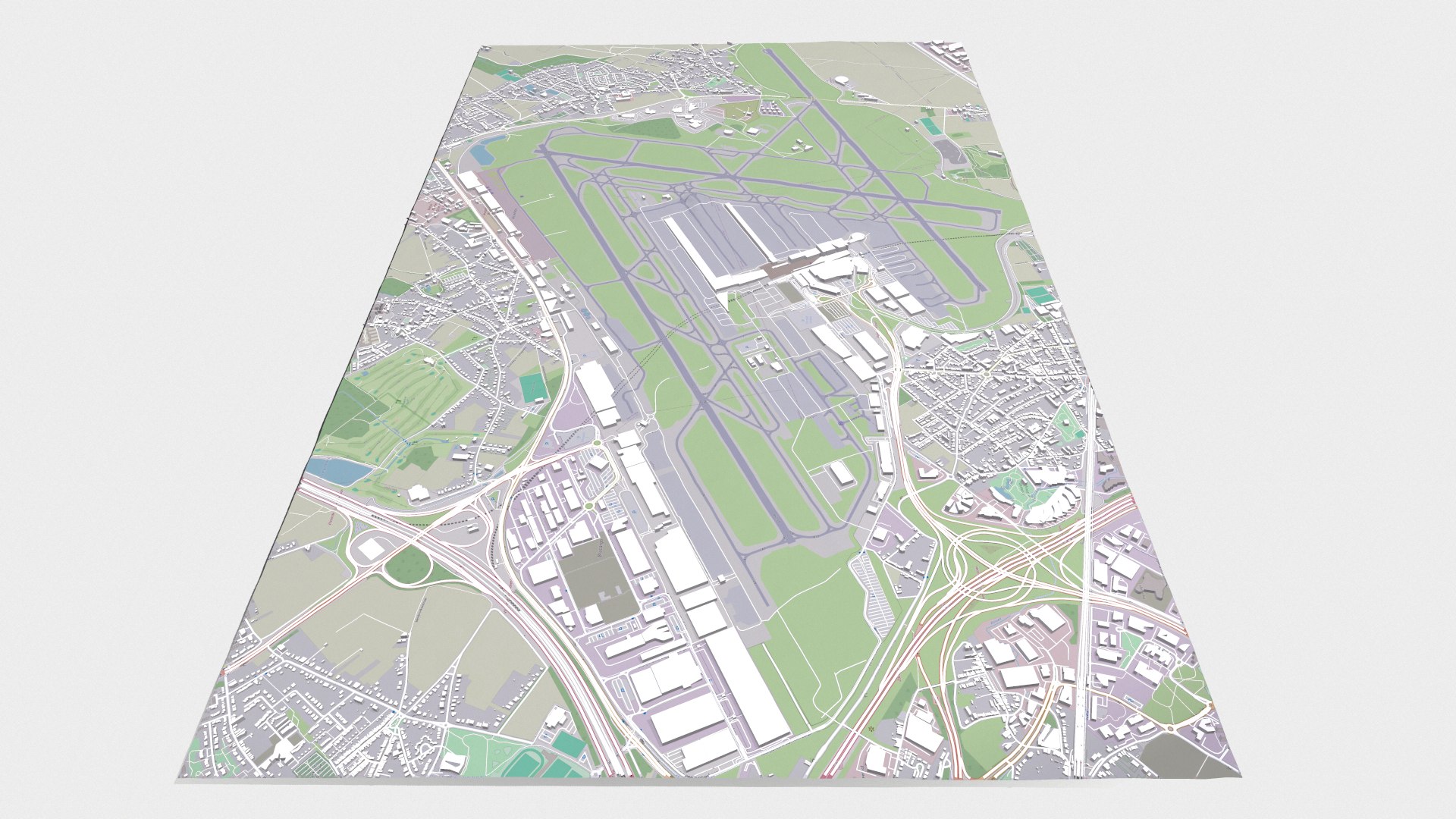 3D Brussels Airport Belgium Model - TurboSquid 2189702