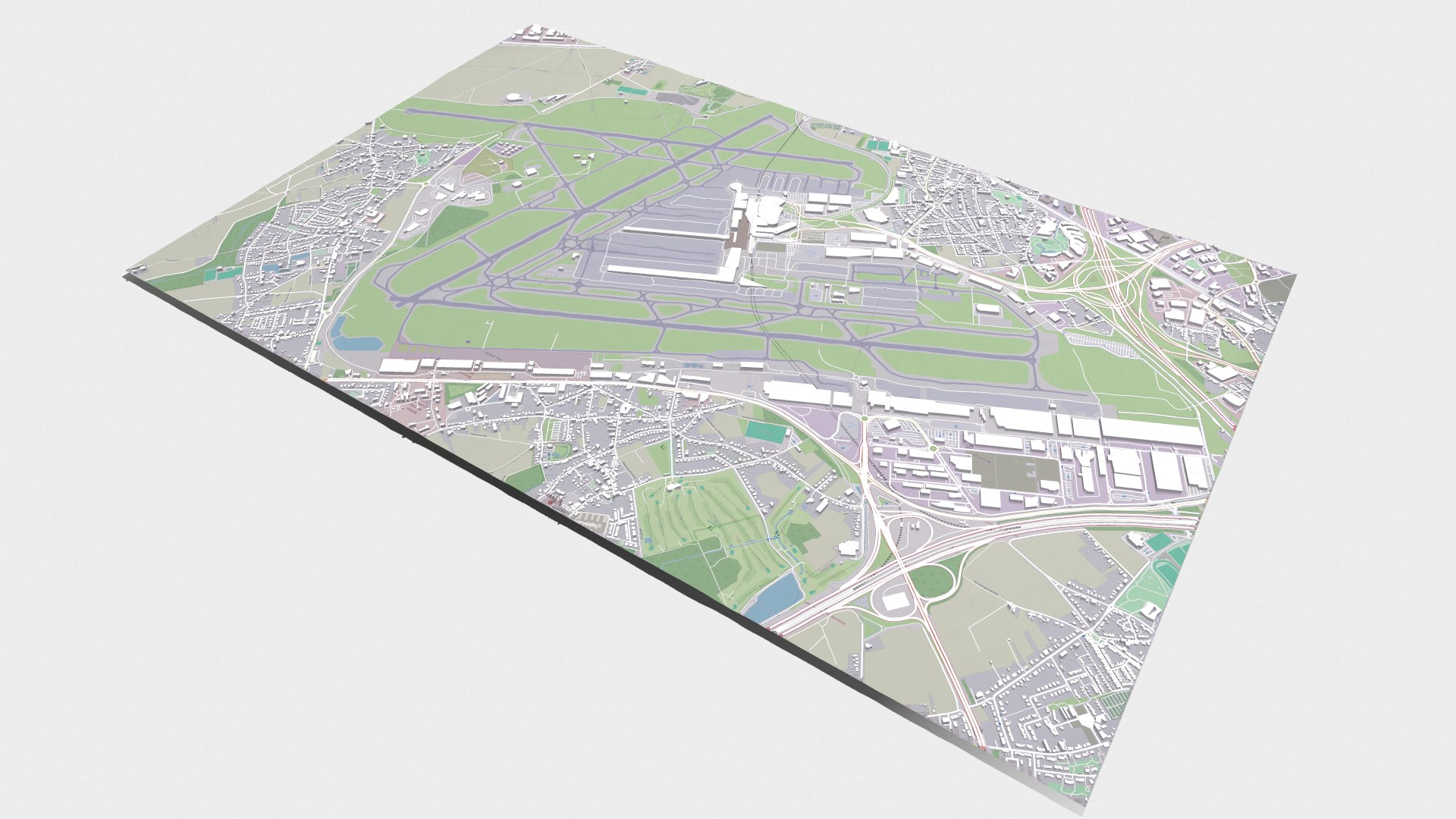 3D Brussels Airport Belgium Model - TurboSquid 2189702