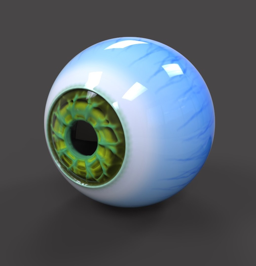 Sci-fi Eye Obj