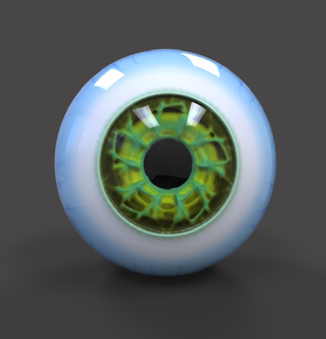 Sci-fi Eye Obj