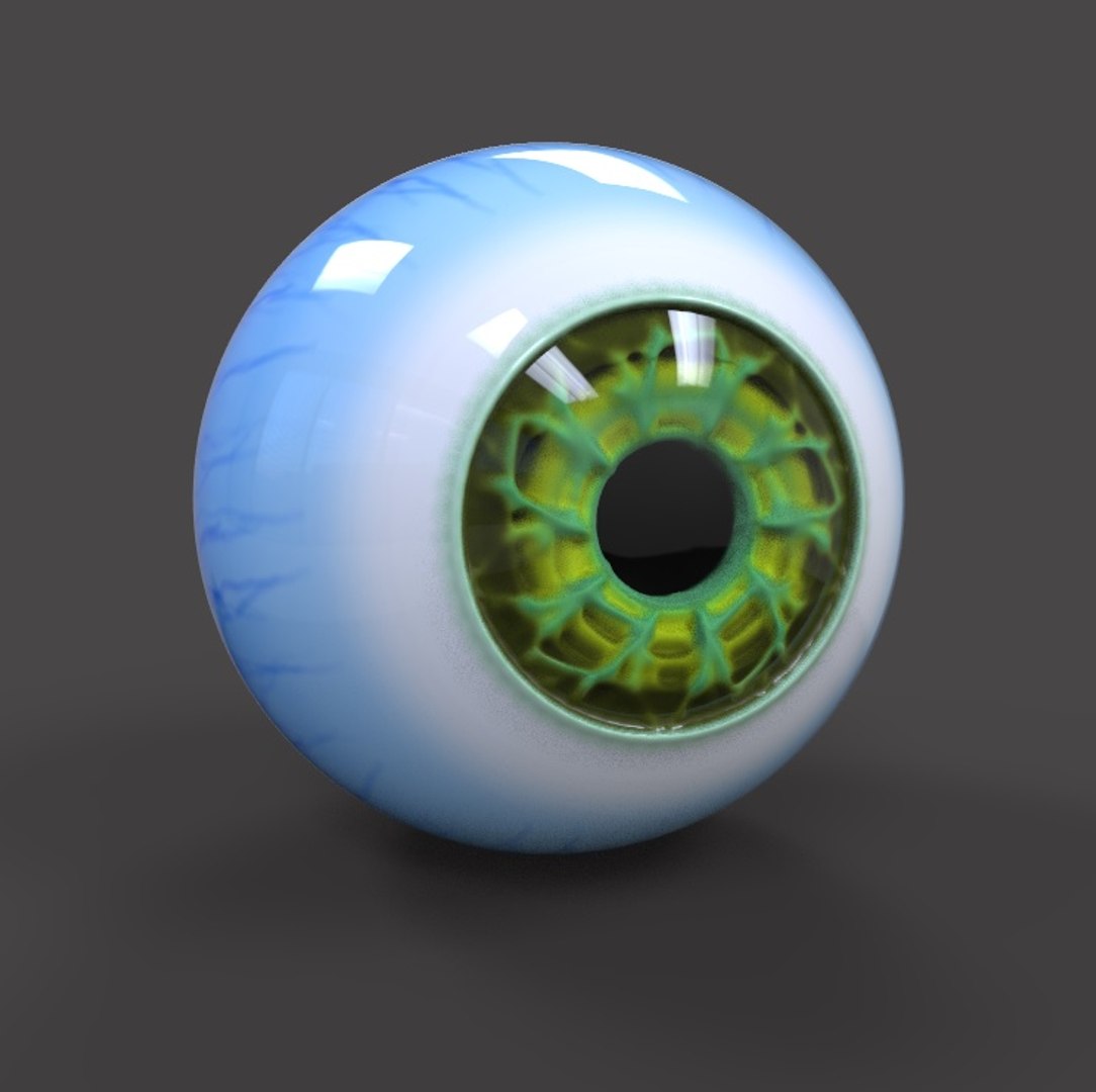 Sci-fi Eye Obj