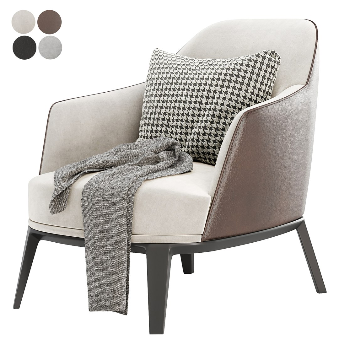 3D Jane Large Arm Chair - TurboSquid 2253036