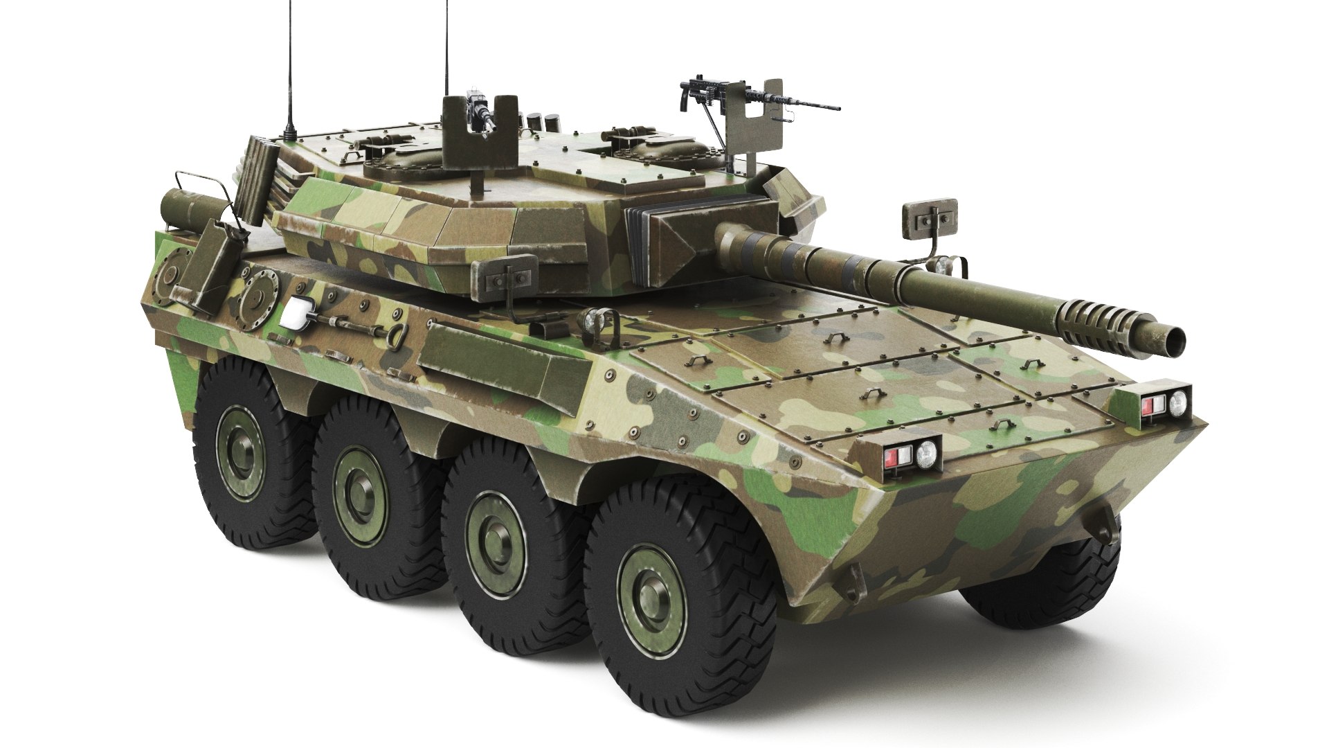 3D Detailed Military Tank Model - TurboSquid 2289657