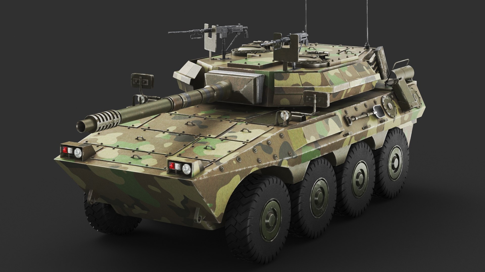 3D Detailed Military Tank Model - TurboSquid 2289657