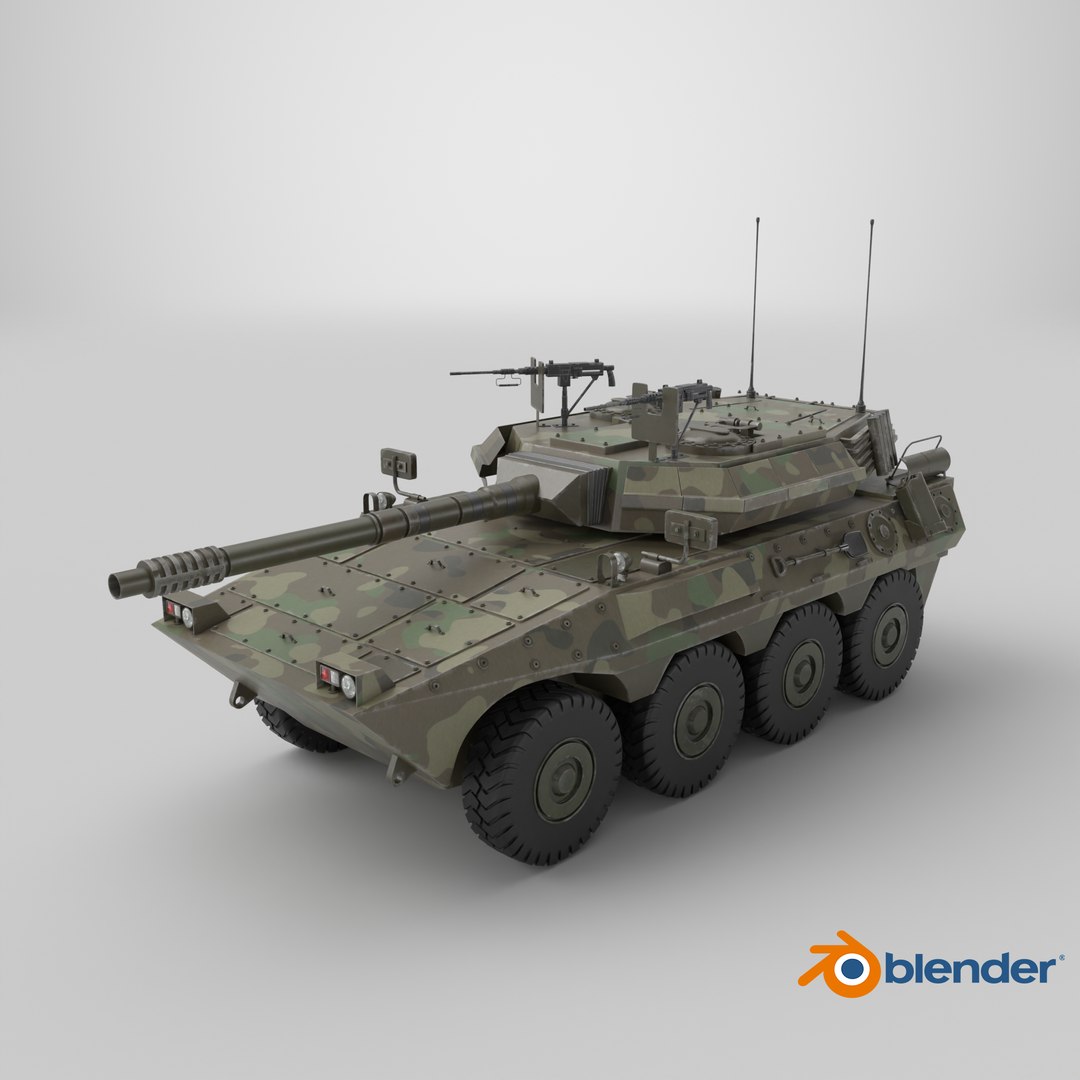3D Detailed Military Tank Model - TurboSquid 2289657