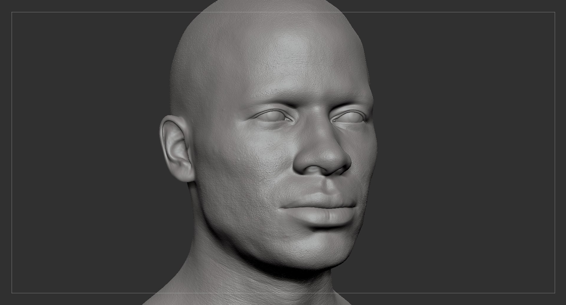 Average black male model - TurboSquid 1168205