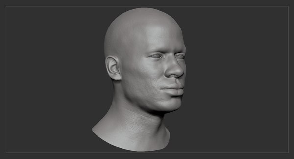Average black male model - TurboSquid 1168205