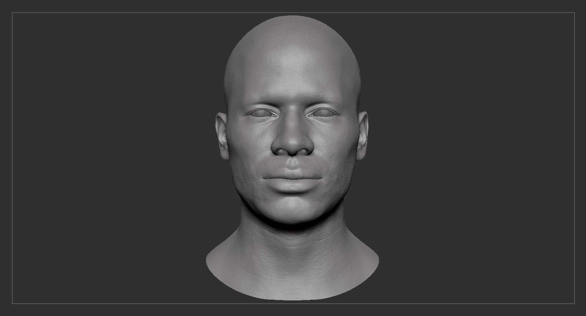 Average black male model - TurboSquid 1168205