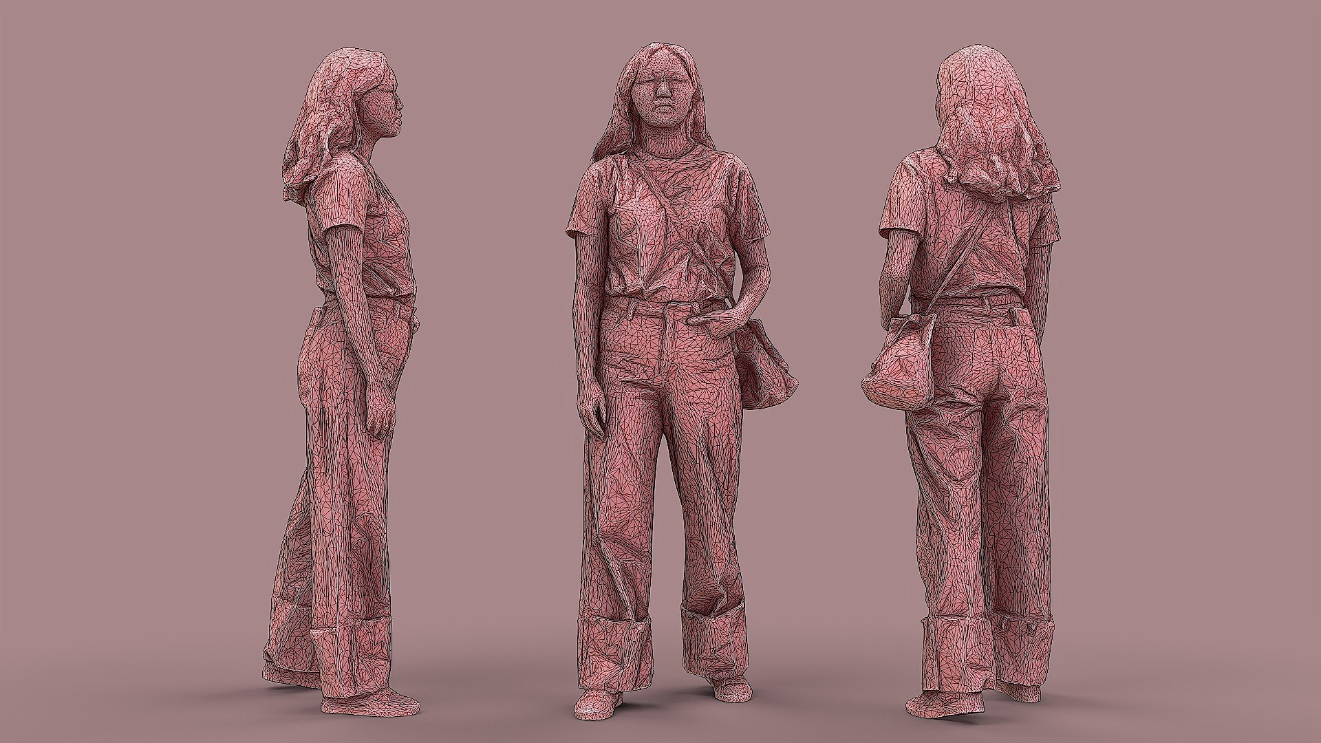 3D Moon Girl Model - TurboSquid 1854378