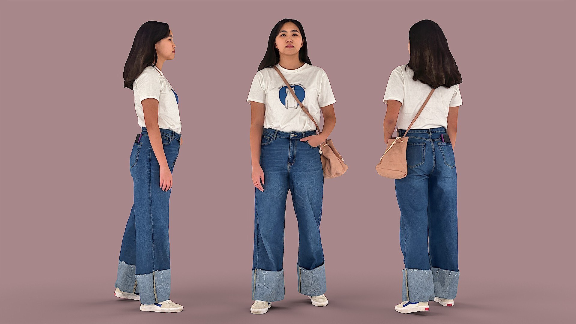 3D Moon Girl Model - TurboSquid 1854378