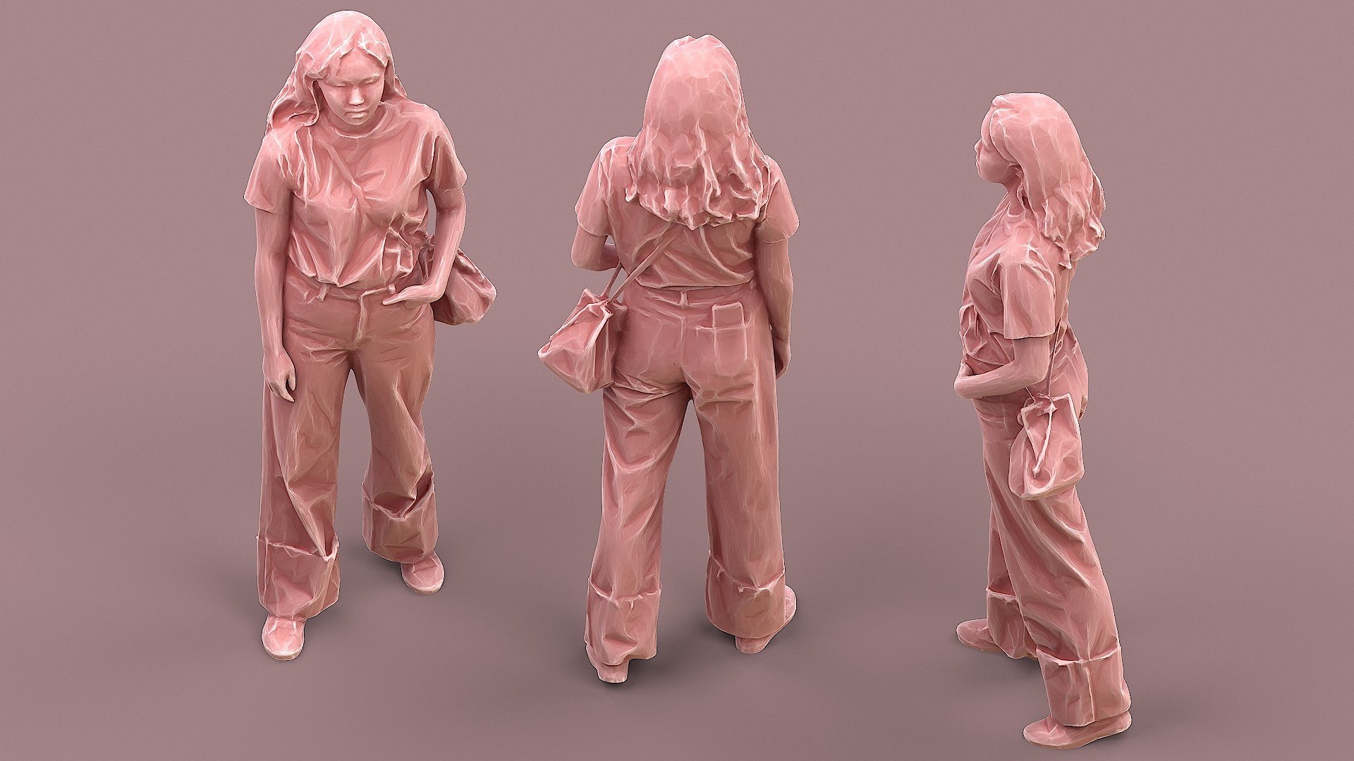 3D Moon Girl Model - TurboSquid 1854378