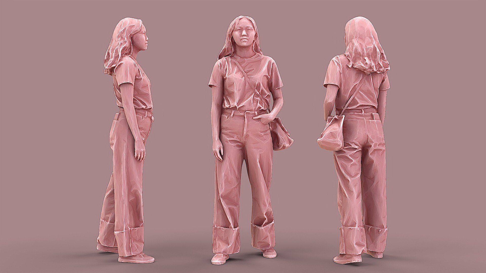 3D Moon Girl Model - TurboSquid 1854378