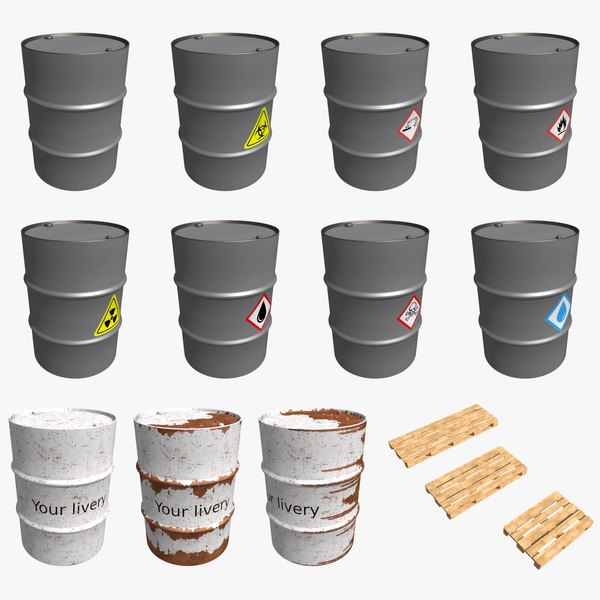 Nuclear Barrel 3D Models for Download | TurboSquid