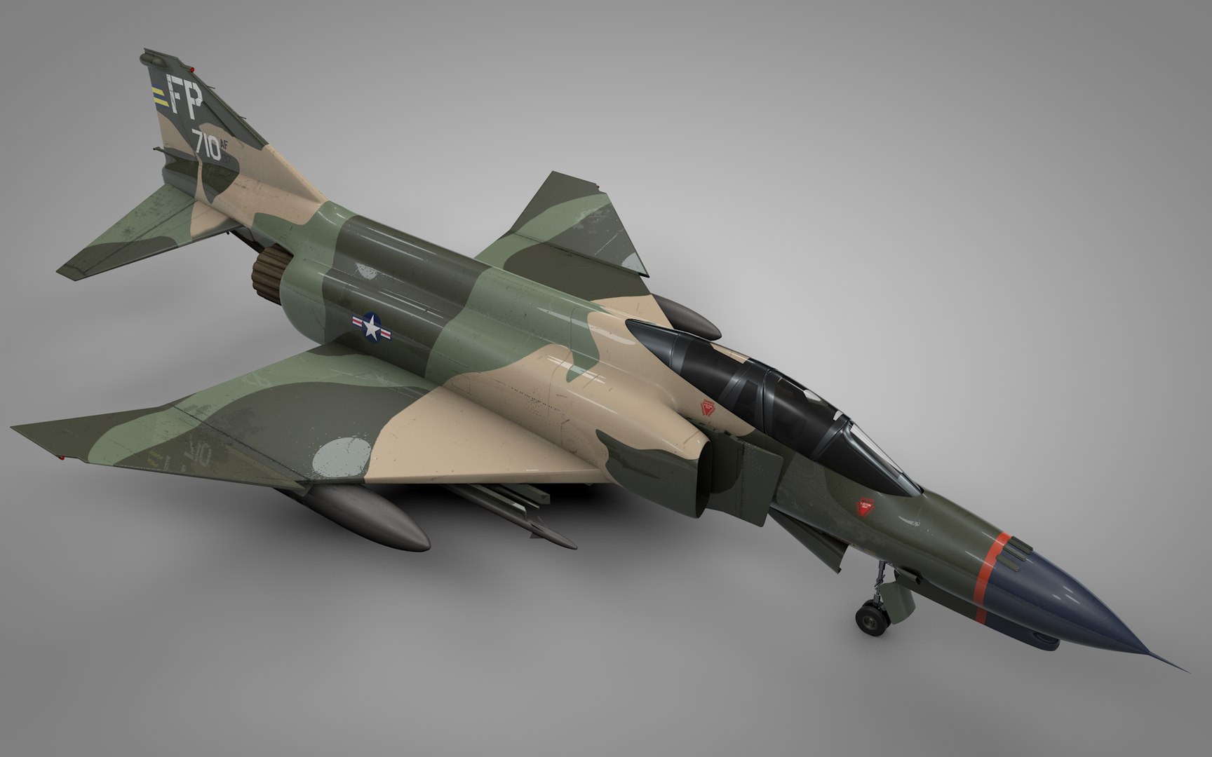 Mcdonnell Douglas F-4 3D Model - TurboSquid 1670000