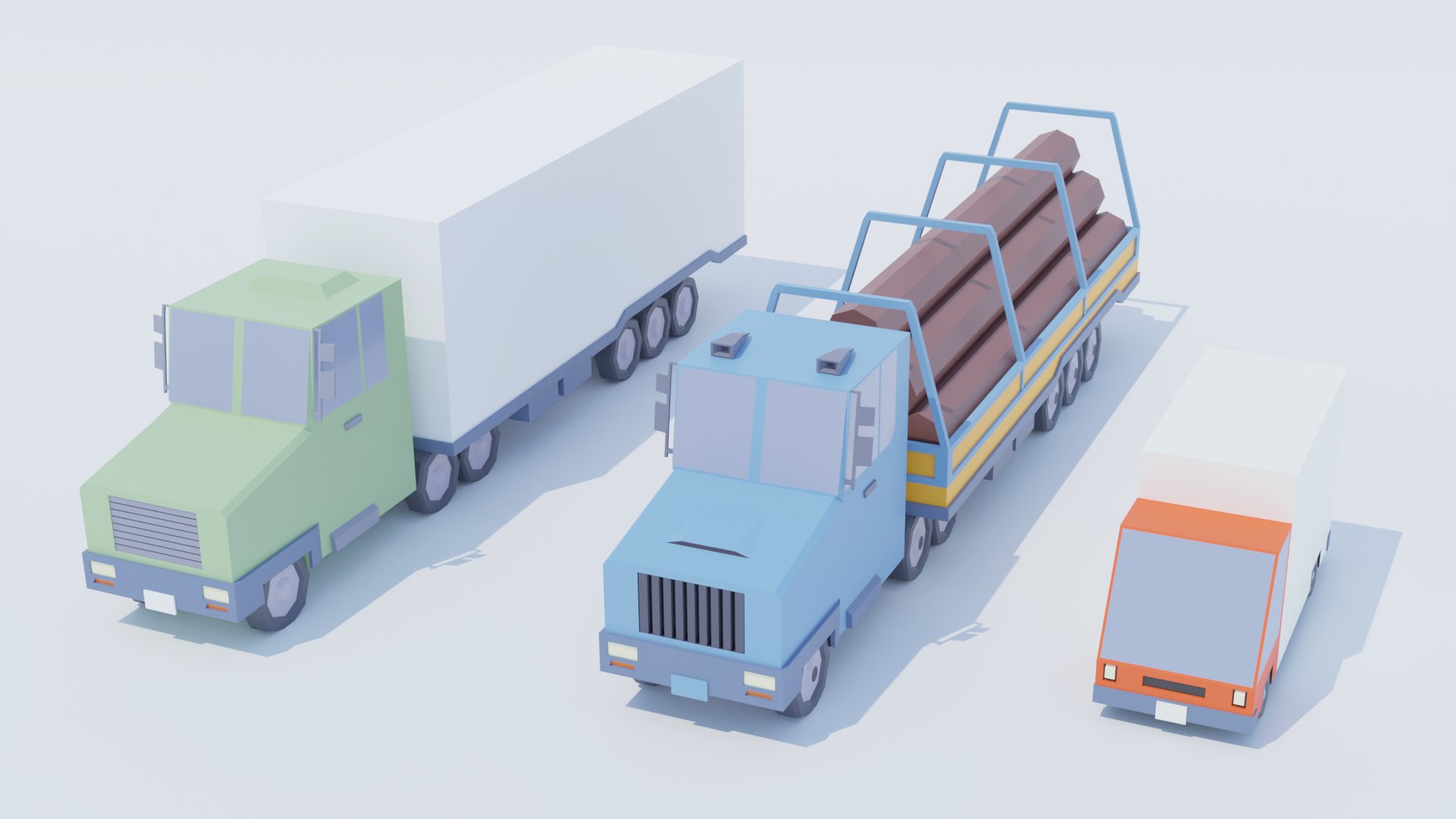 Pack 33 Cars Low-Poly Collection 3D Model - TurboSquid 2083093