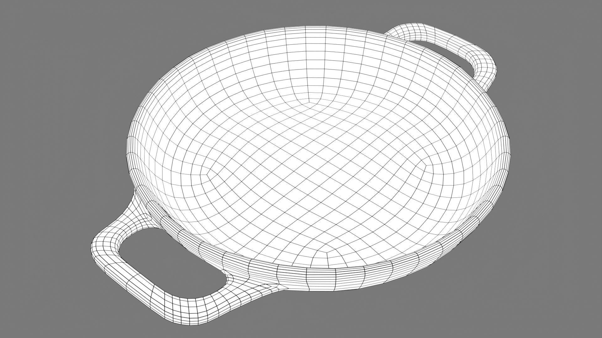 Kitchenware Stewing Pan Wok 3D - TurboSquid 2053643