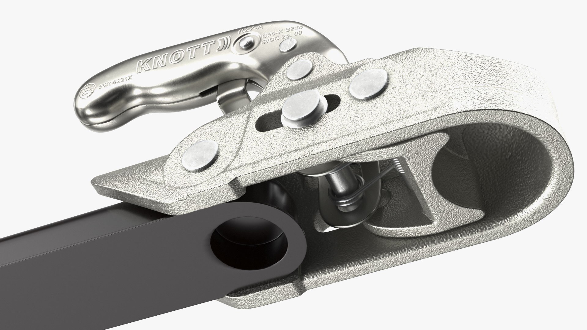 ATV Trailer Empty And Trailer Coupling Hitch 3D Model - TurboSquid 2329243