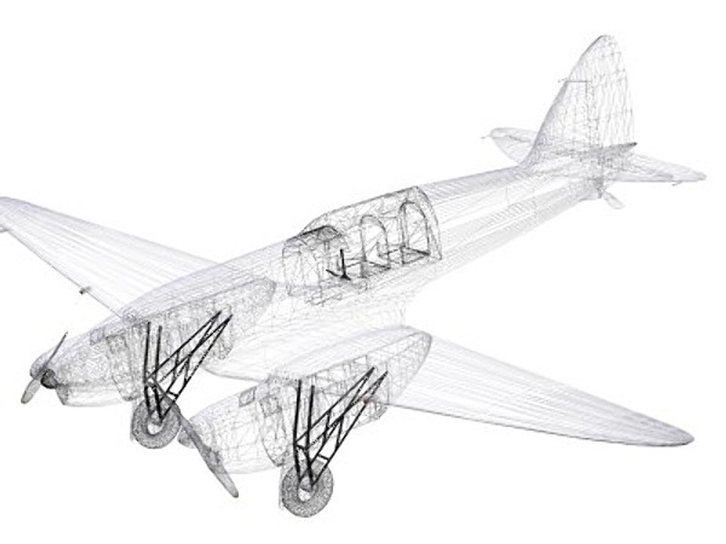 Haviland Comet Racers 3d Model