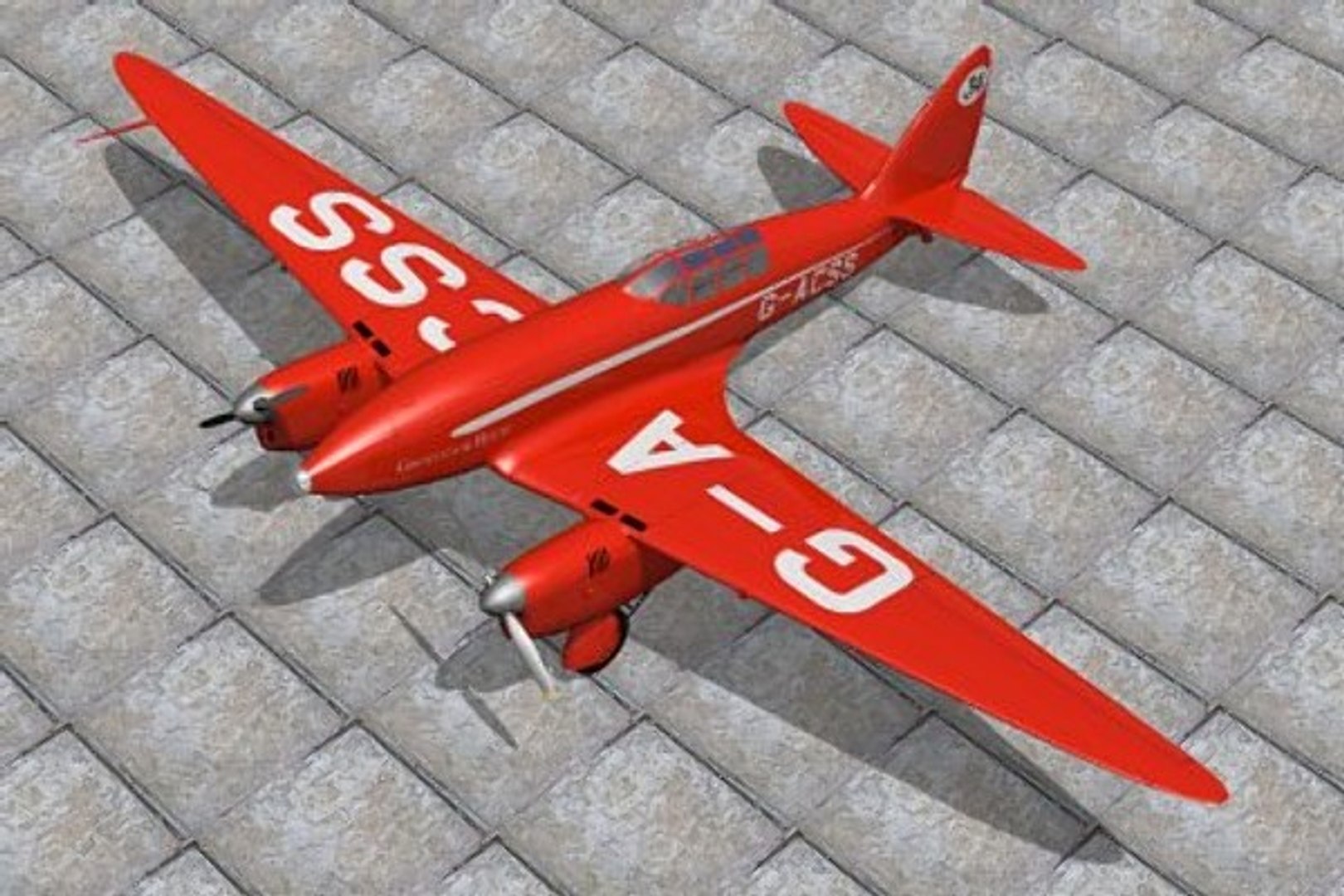 Haviland Comet Racers 3d Model