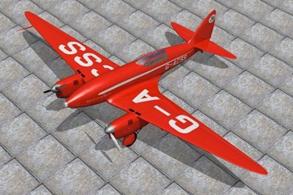 De Havilland Comet Racer Lightwave Models for Download | TurboSquid