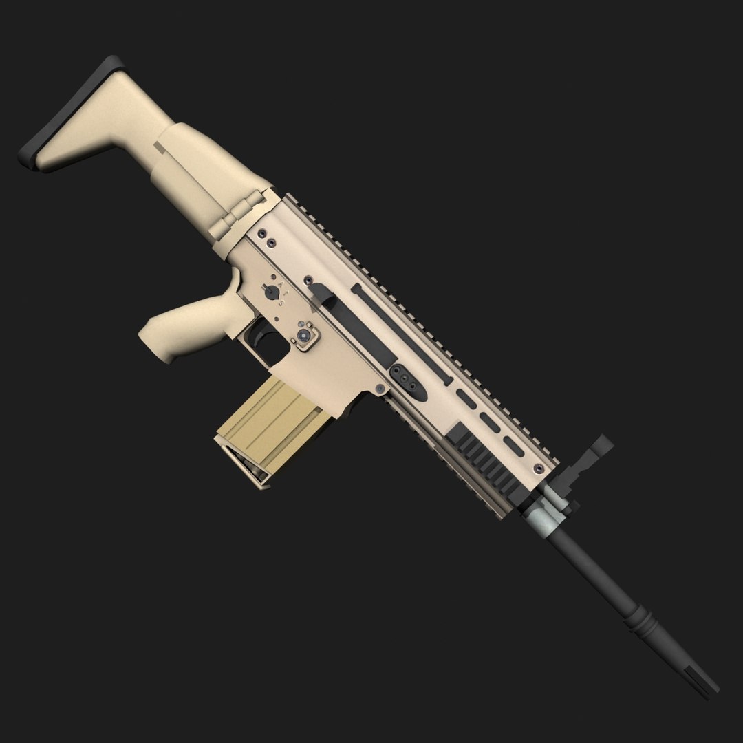 3ds Max Fn Scar-h Rifle Scar H