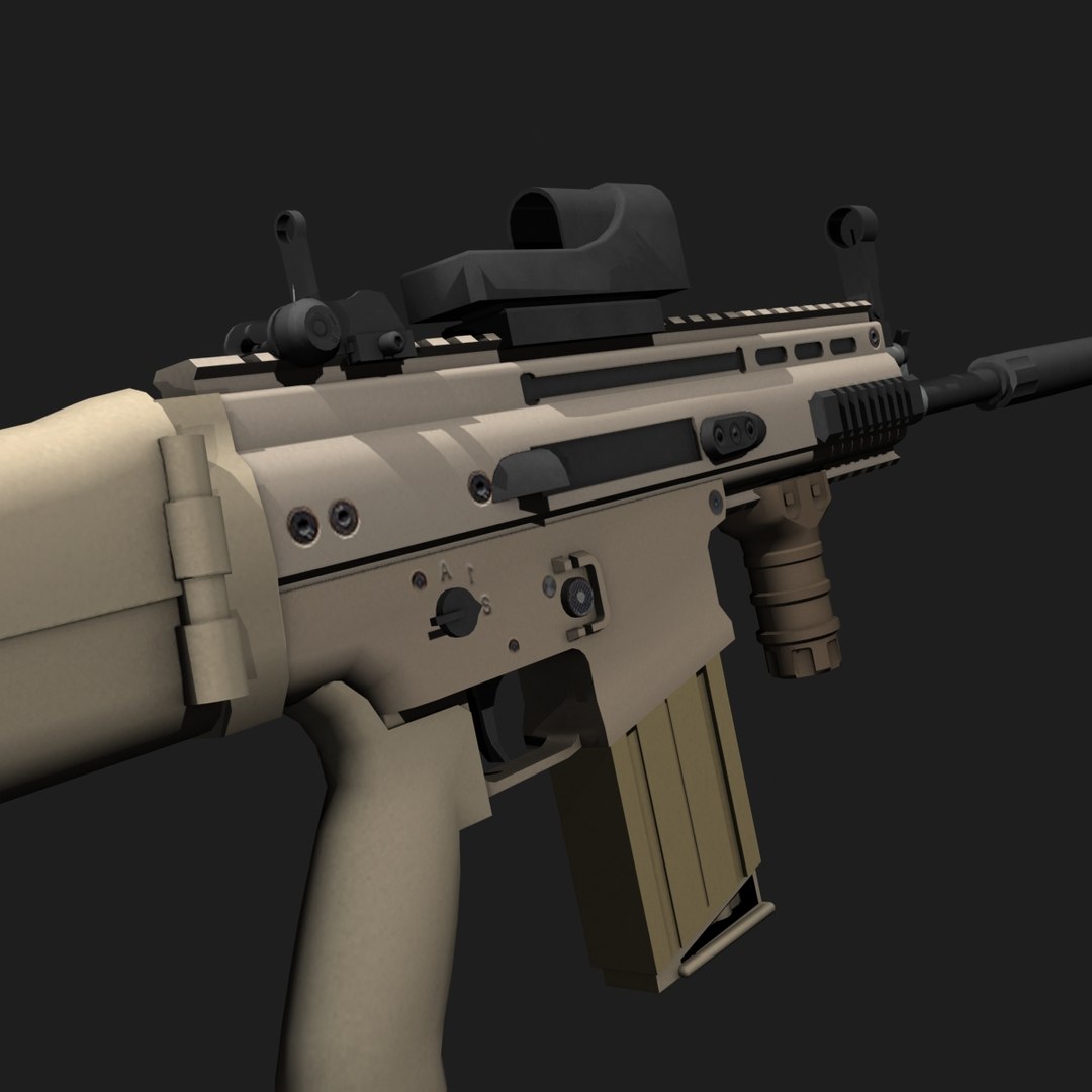 3ds Max Fn Scar-h Rifle Scar H