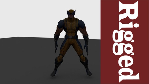 3D Wolverine Models | TurboSquid