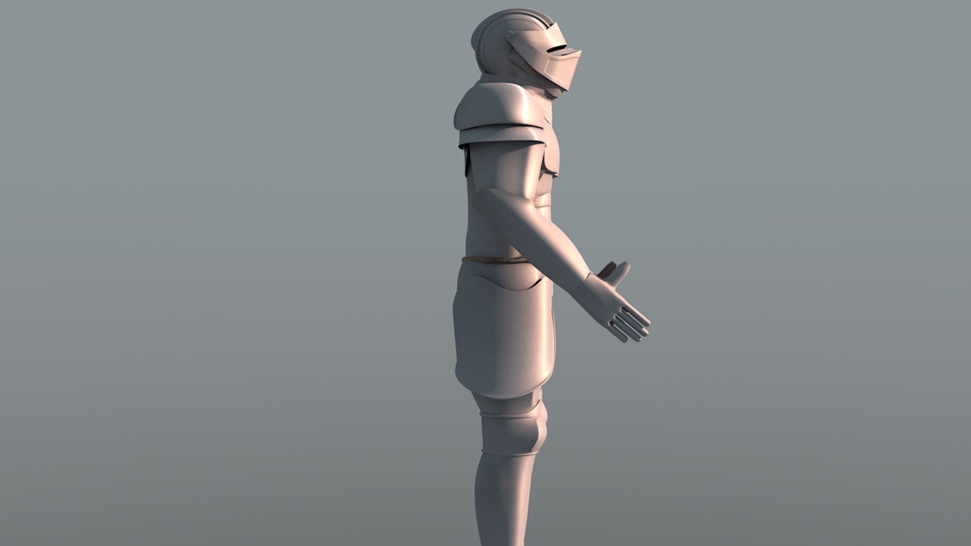 3d Model Of Armor Suit