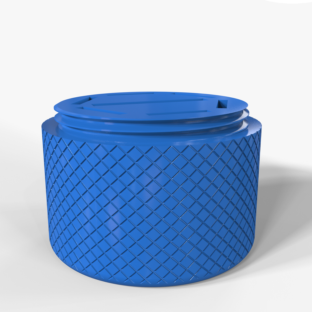 3D Knurled SD Box - TurboSquid 2175059