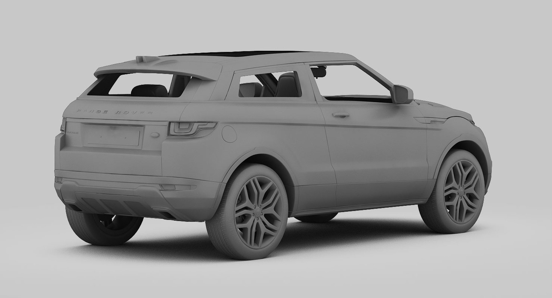 3d Rover Range Evoque Ember Model