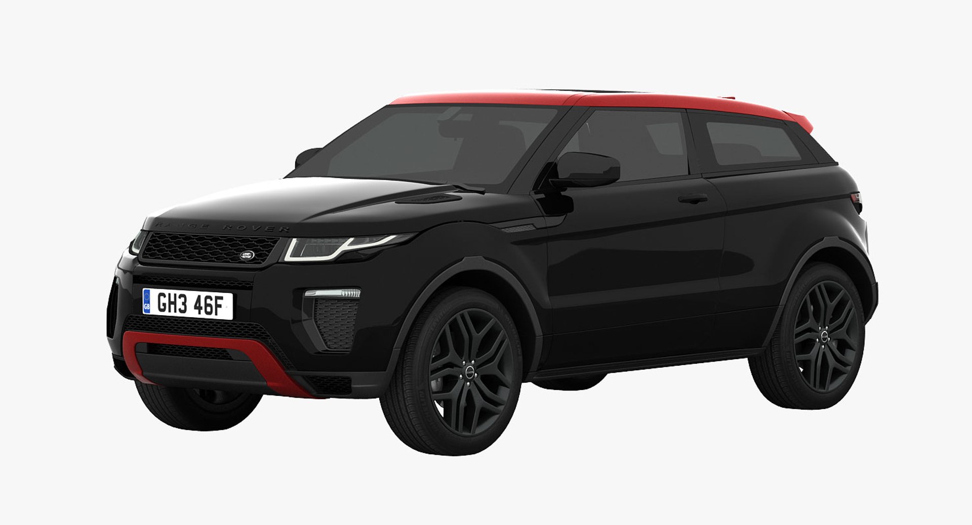 3d Rover Range Evoque Ember Model