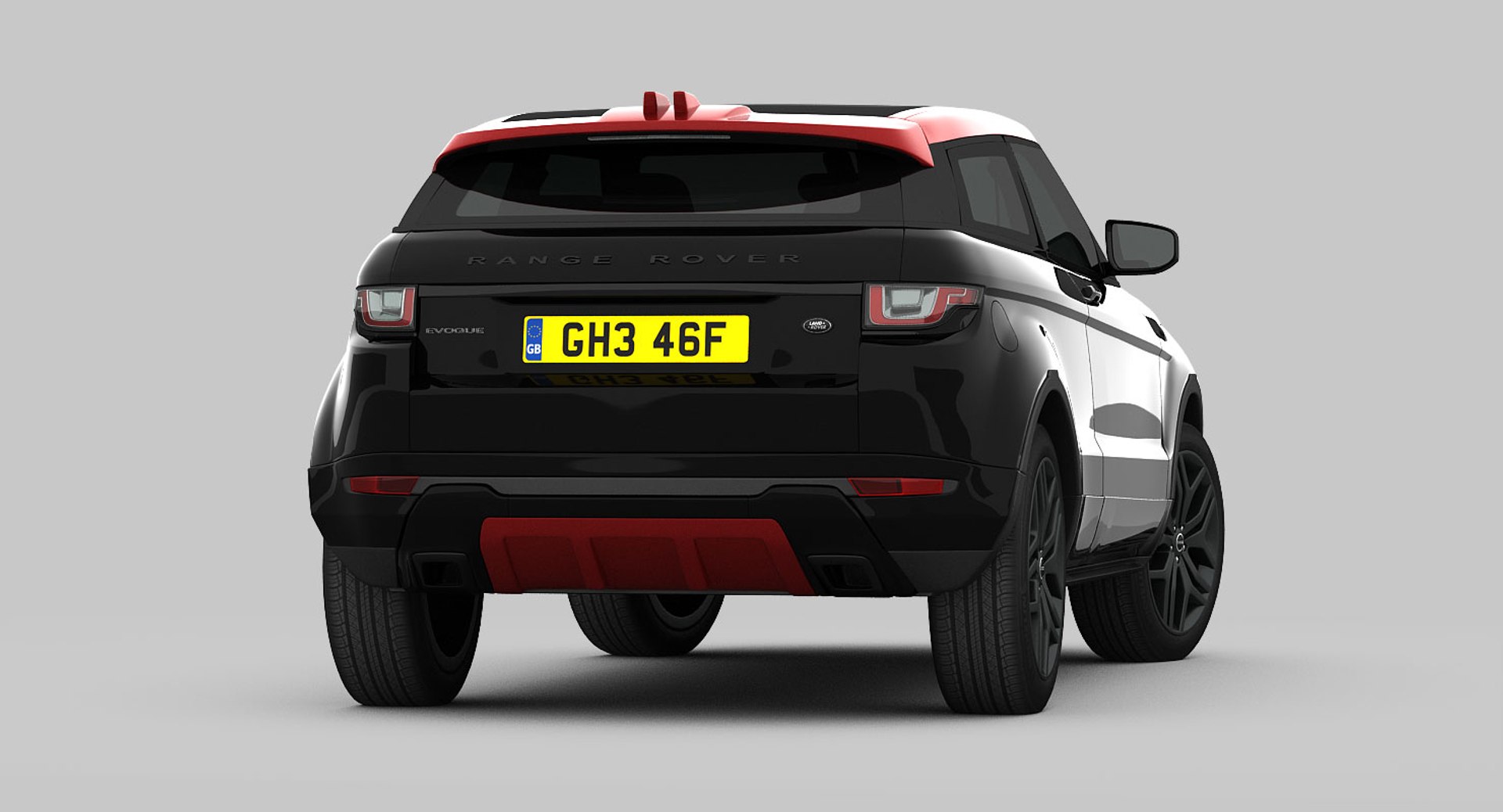 3d Rover Range Evoque Ember Model