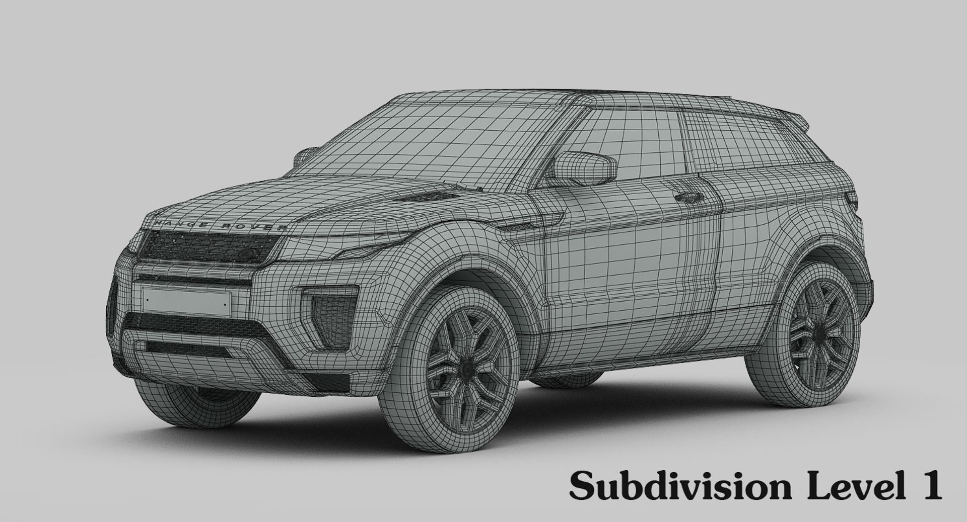 3d Rover Range Evoque Ember Model