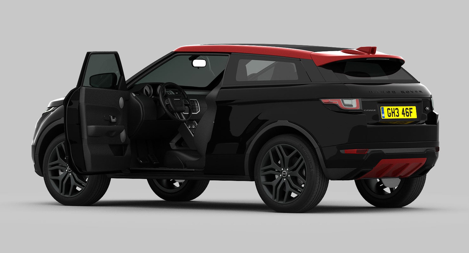 3d Rover Range Evoque Ember Model