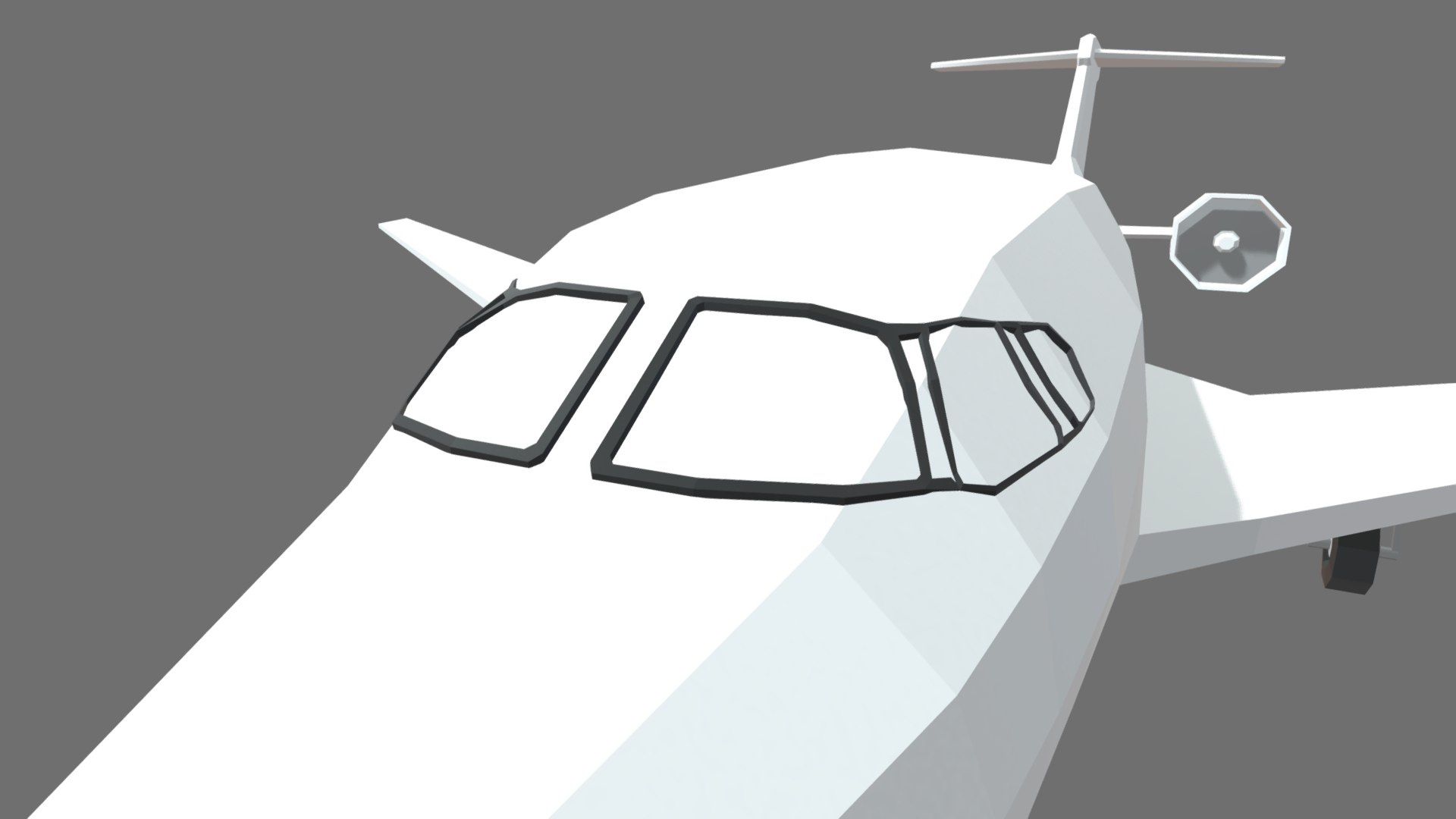 Low Poly Plane 01 3D Model - TurboSquid 2141524