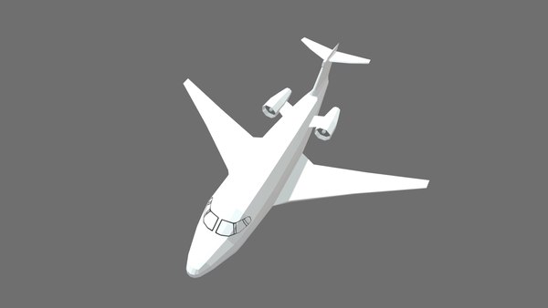 modelo 3d Avión de baja poli 01 - TurboSquid 2141524